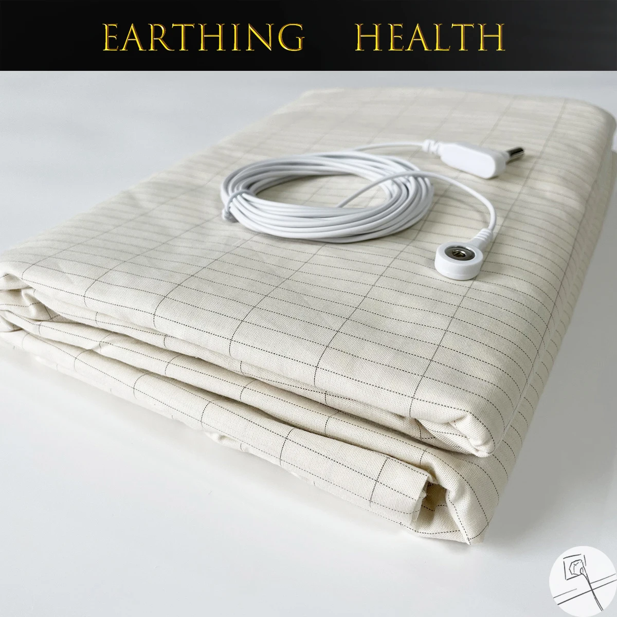 Earthing-Fitted-Bedsheet-King-Size-Conductive-Silver-Fiber-Grounded-Bed ...
