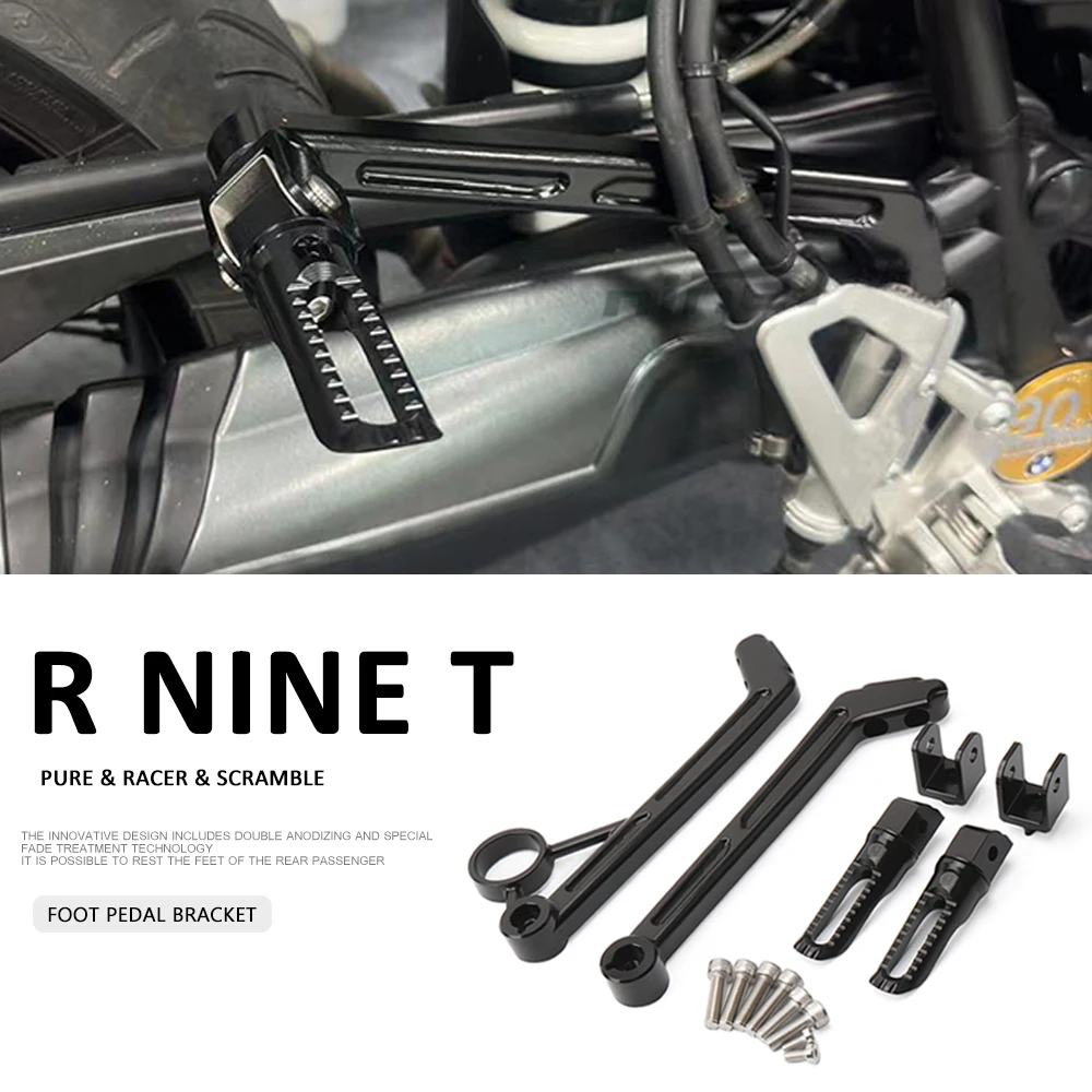 Motorcycle-Footpegs-Rear-Passenger-Foot-Pegs-Foot-Rests-Pedal-Bracket ...