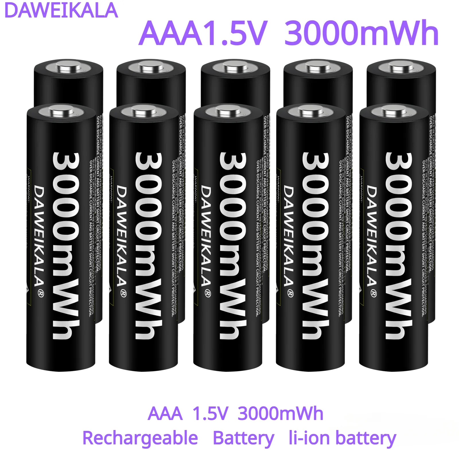 2024-New-AAA-Rechargeable-Battery-1-5V-3000mWh-li-ion-battery-for ...