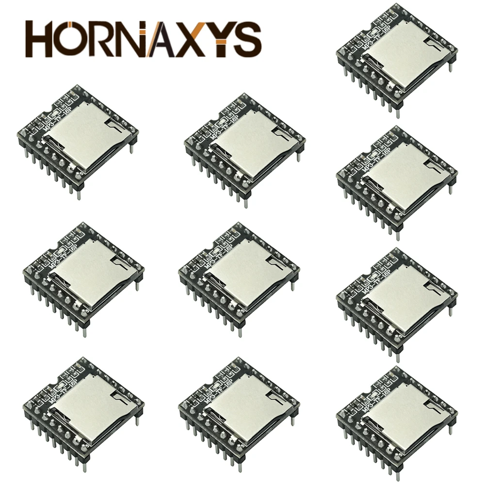 10PCS-DFPlayer-Mini-MP3-Player-Module-MP3-Voice-Decode-Board-Supporting ...