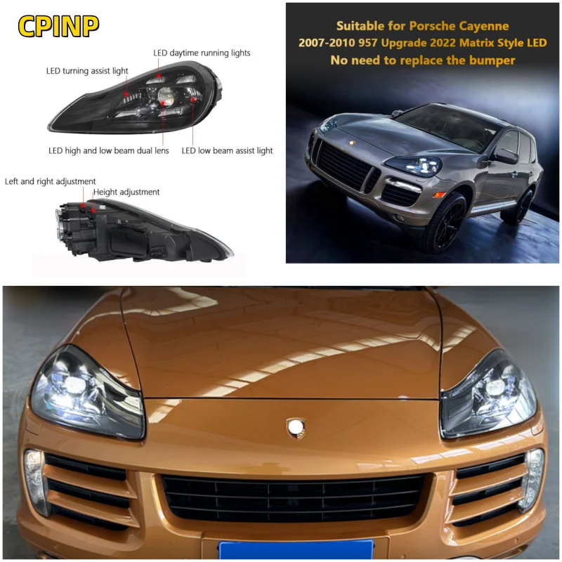 Porsche Cayenne Headlights