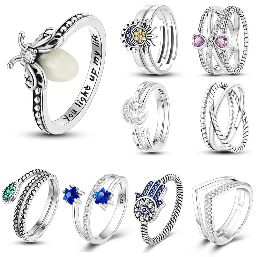 2024-New-925-Sterling-Silver-Original-Rings-For-Women-Fashion-Jewelry ...
