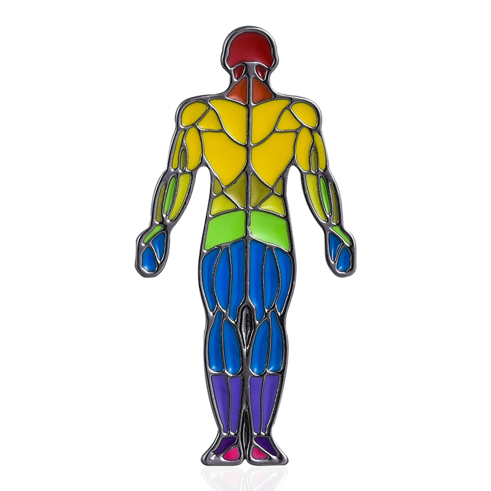 Harong-Medical-Muscle-Brooch-Creative-Funny-Human-Body-Enamel-Pin ...