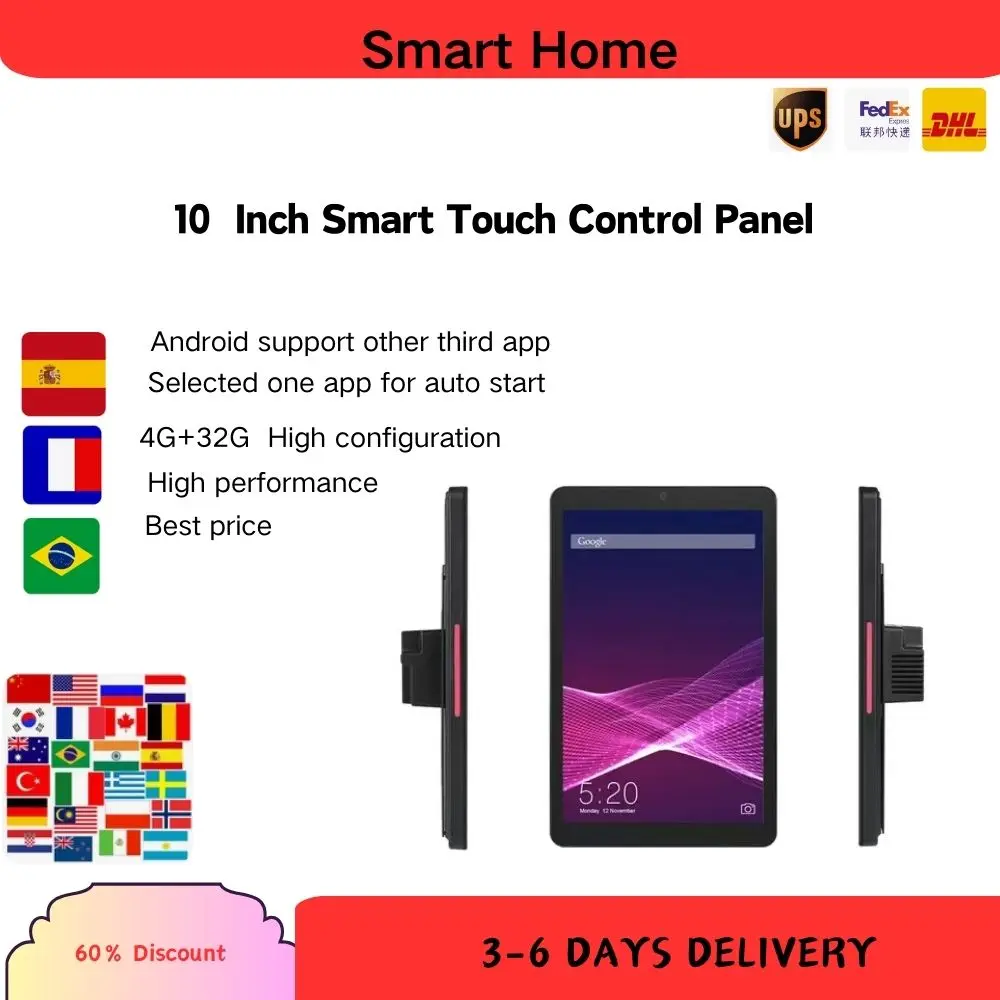 10-inch-Smart-home-control-panel-Android-POE-touch-screen-controller-on ...