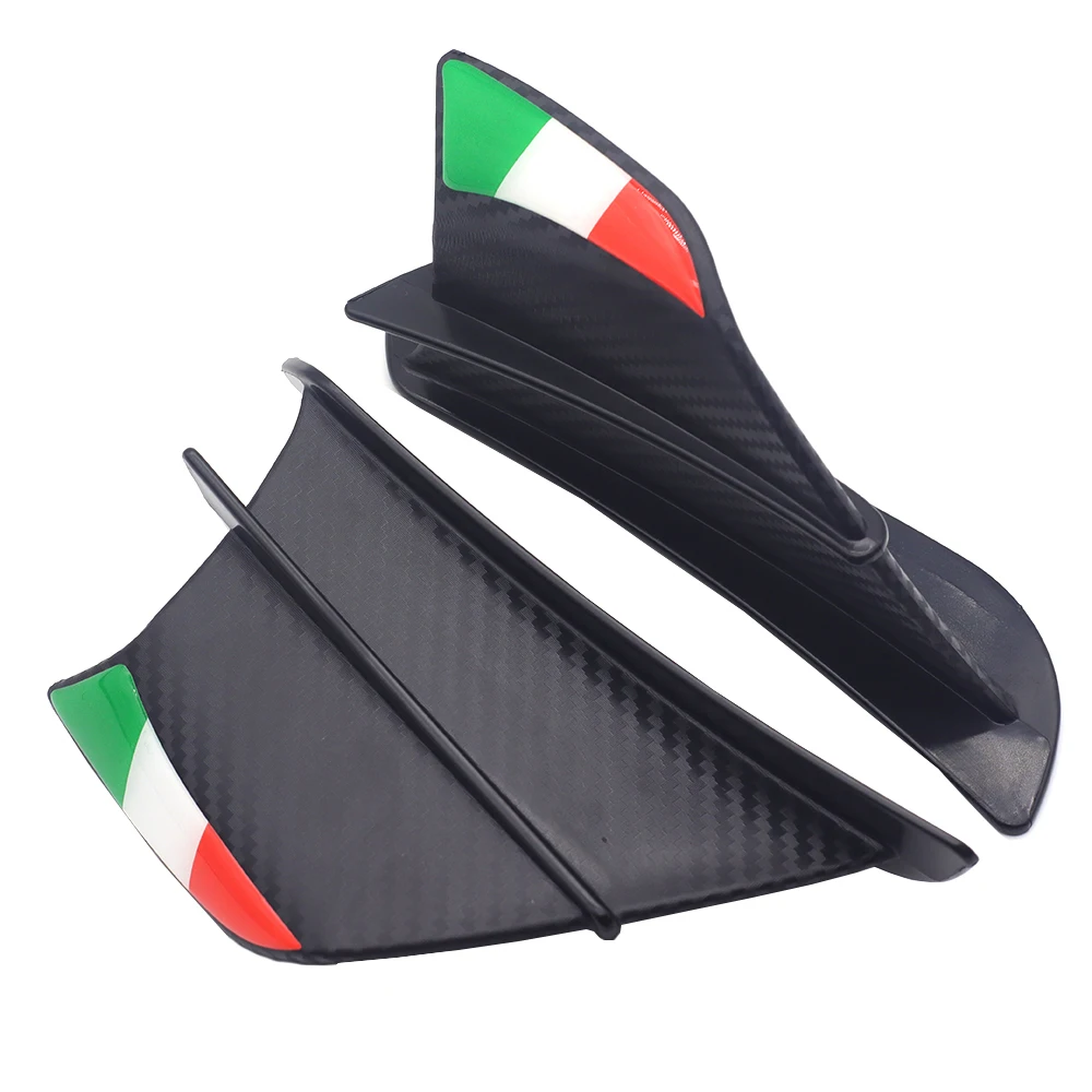 Generic Motorcycle Winglets Aerodynamic Wind Wing Kit Spoiler For Bmw ...
