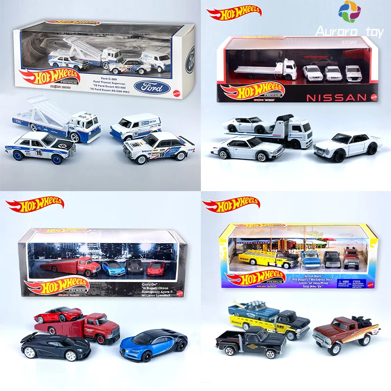 Hot-Wheels-Car-Model-4pcs-Transport-Vehicle-Gmh39-Collected-Series ...