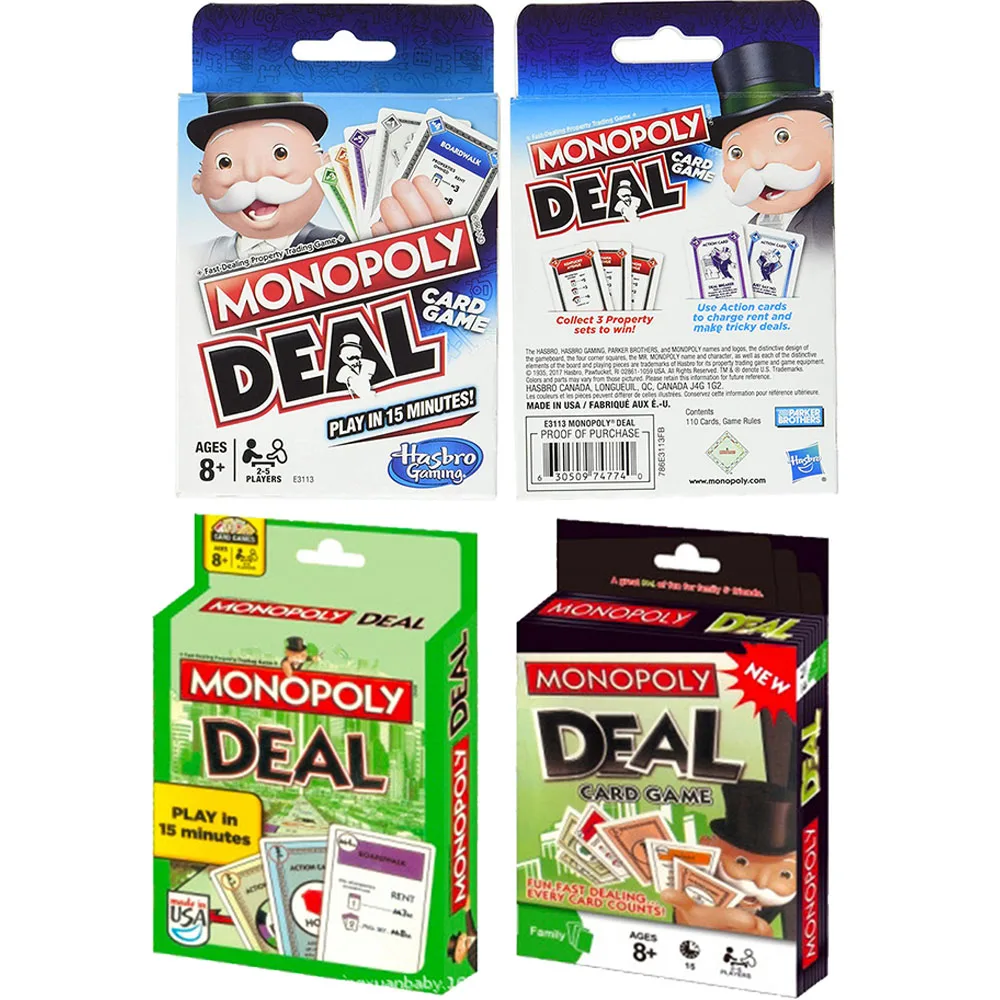 4style-Monopoly-Deal-Blue-Box-English-Version-Card-Game-Family-Funny ...