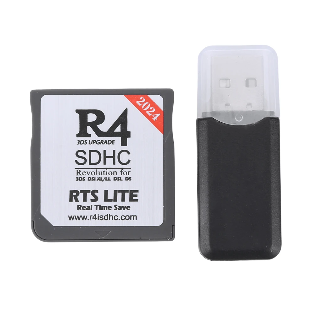 2024-New-For-R4I-SDHC-R4-NDS-Card-Adapter-Gold-White-Silver-Portable ...