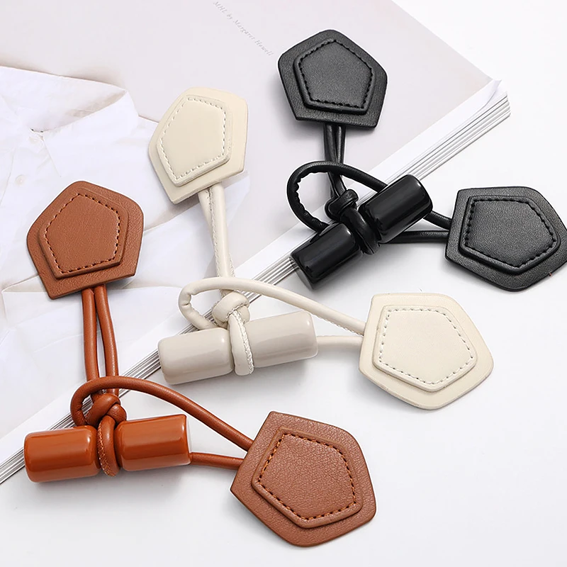 Resin-Toggle-Buttons-Leather-Horn-Toggle-Clasps-Jacket-Coat-Closure ...