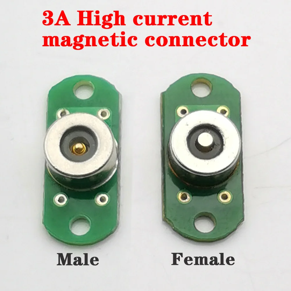 1-10pcs-Round-Magnetic-Plug-Socket-Connector-Magnet-Charger-Cable-Plug ...