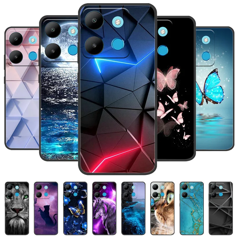 For-Infinix-Smart-7-Case-6-6-Coque-Soft-Bumper-TPU-Silicon-Phone-Cases ...