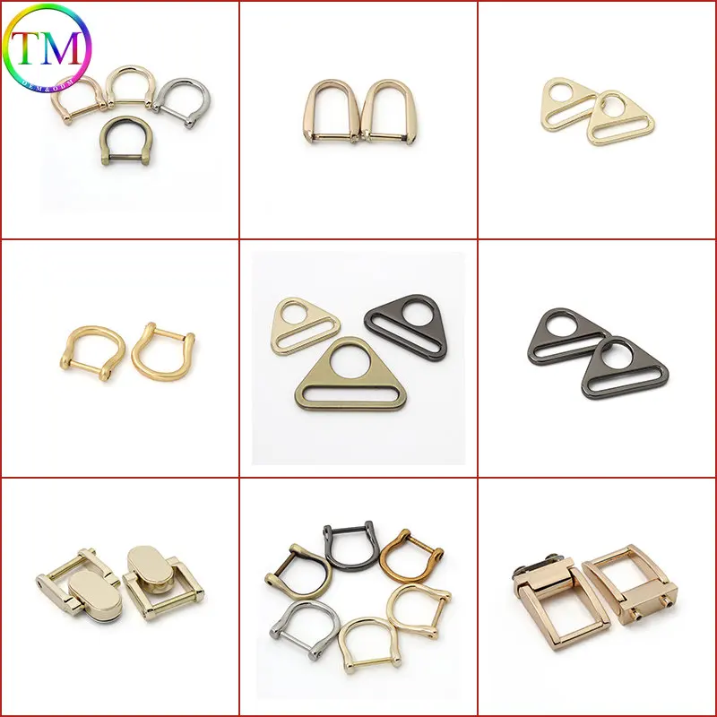 10-50-Pieces-Detachable-D-Ring-Buckles-For-Bag-Belt-Clasp-Handbag ...