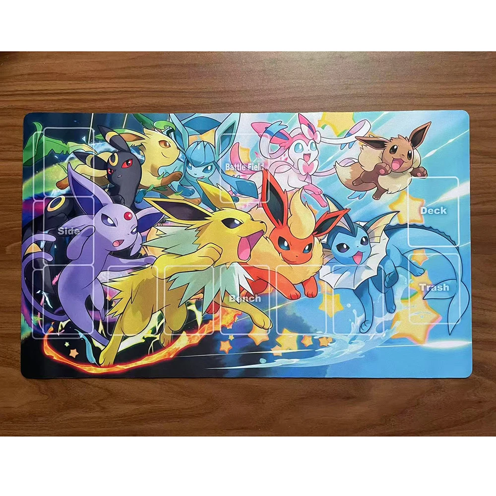 Pokemon PTCG Trading Card Pad Paymat Eeveelution Mat TCG Mat-P10 ...