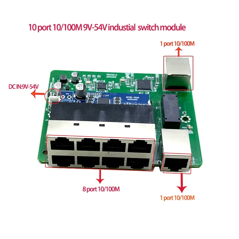 Standard-protocol-802-3AF-AT-48V-POE-OUT-48V-poe-switch-100-mbps-8port ...