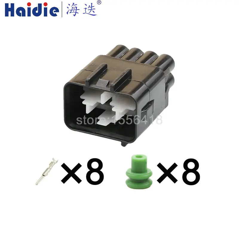 1 50 세트 8 핀 후면 레이더 어셈블리 플러그, 7282 7080 방수 수 수 커넥터 7282 7080 40 ...