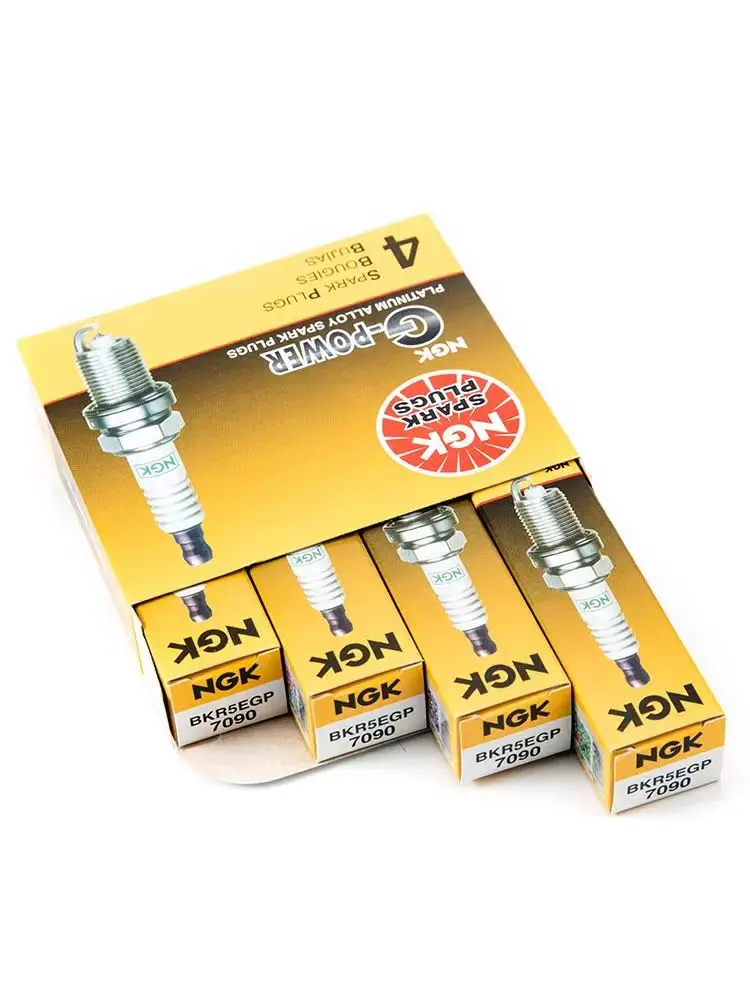 4-6-10PCS-original-NGK-BKR5EGP-7090-Laser-Platinum-For-Hyundai-Kia ...