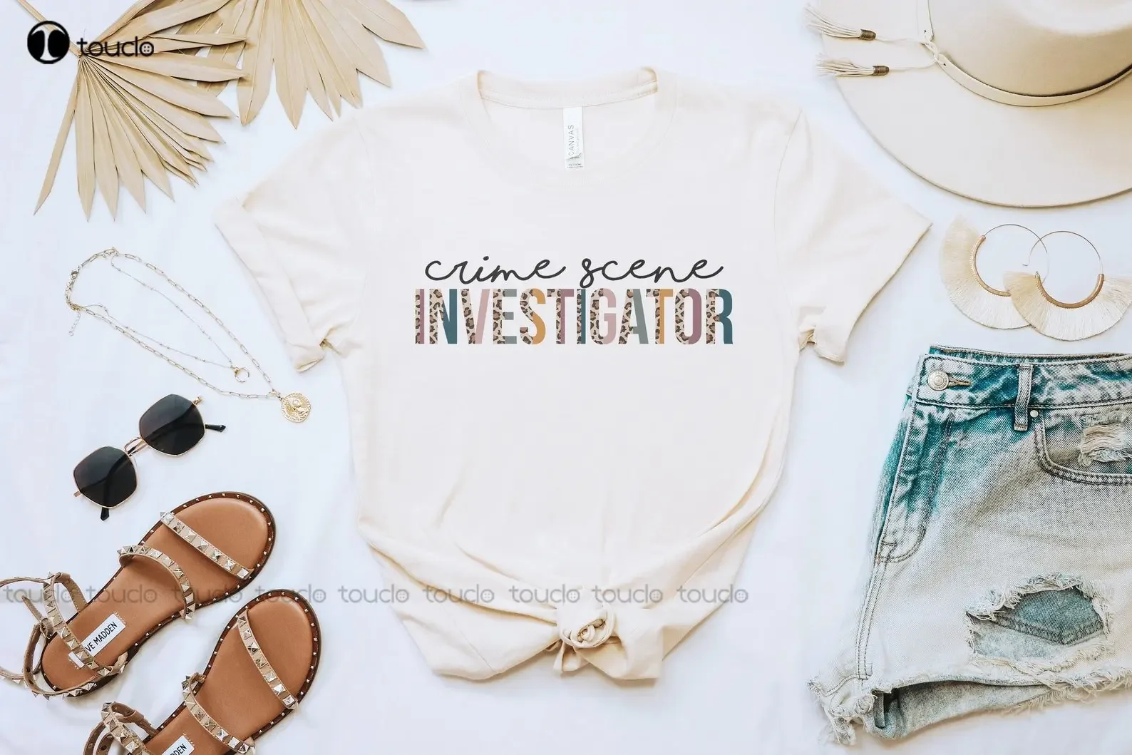 Csi Shirt Crime Scene Investigator Leopard Cheetah Print Forensic ...