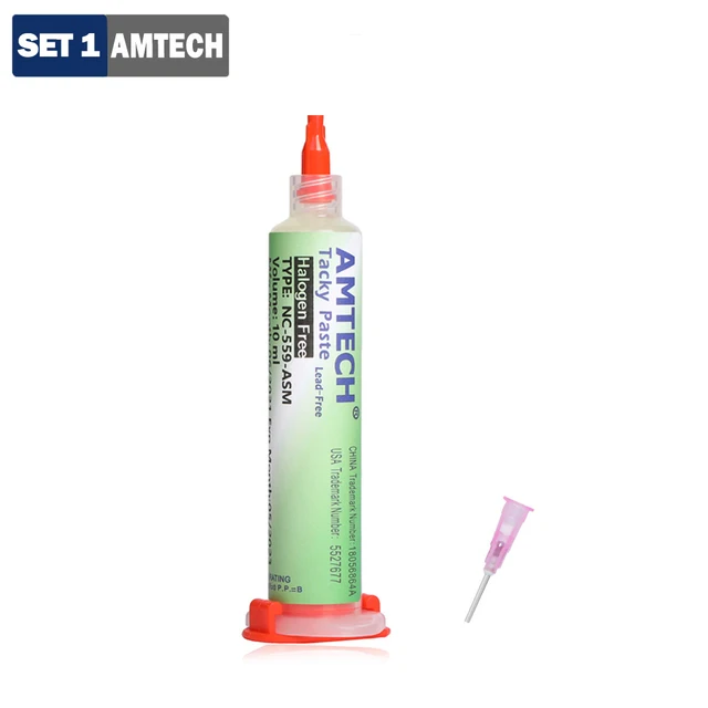 Eredeti Amtech Nc-559-Ams Flux Bga Pcb No-Clean Scarder Paste Remwork ...