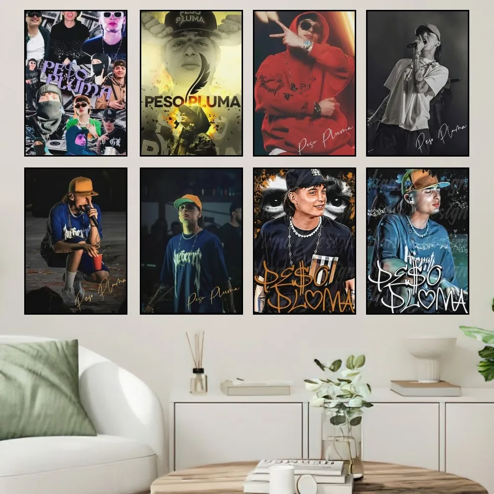Mexico-Peso-Pluma-Rapper-Poster-Prints-Wall-Sticker-Painting-Bedroom ...