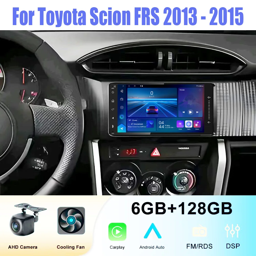 7" 4-64GB Car Radio For Toyota Scion FRS 2013 - 2015 Double Din ...
