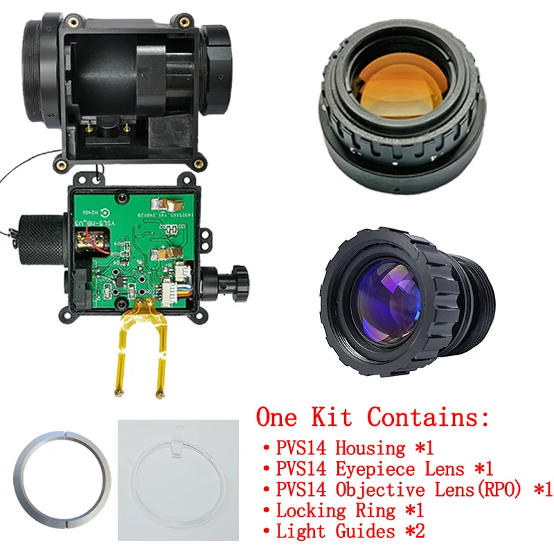 PVS14-Housing-Kits-Night-Vision-Circuit-Boards-Manual-Gain-with ...