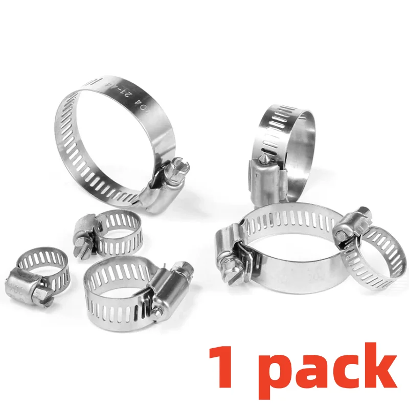 6mm-114mm-Stainless-Steel-Drive-Hose-Clamps-Adjustable-Water-Pipe-Tri ...