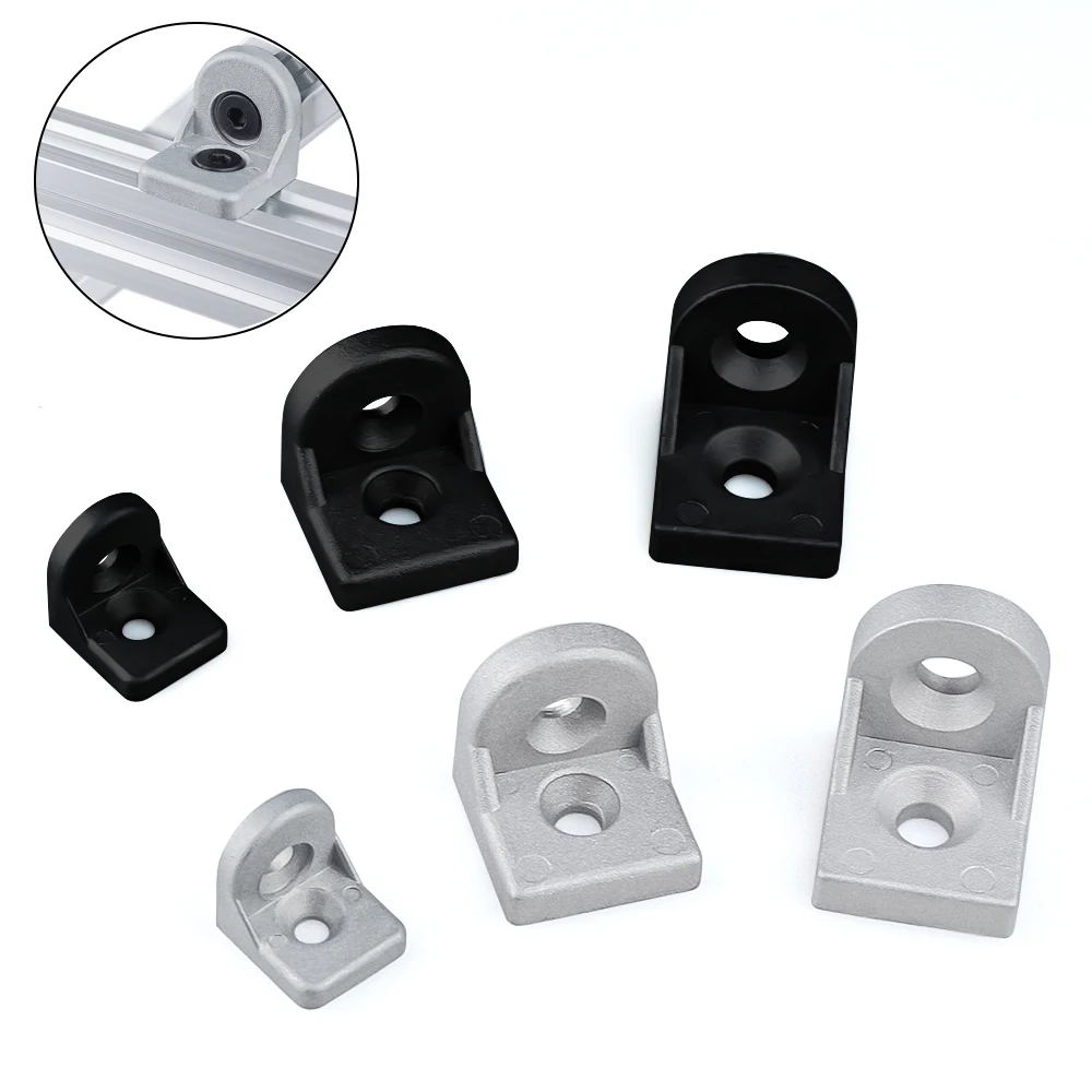 10Pcs/Lot Steering Angle Corner Bracket 2020 3030 4040 L Type Fittings ...