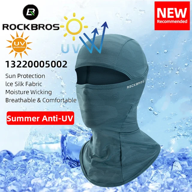 ROCKBROS Spring Summer Cycling Mask UV Sun Protection Mask Bike ...
