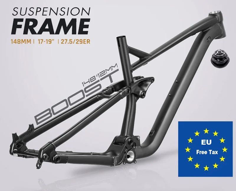Rowerowa rama z pełnym zawieszeniem wzmocnienie 148*12MM 29/27.5ER stop ...