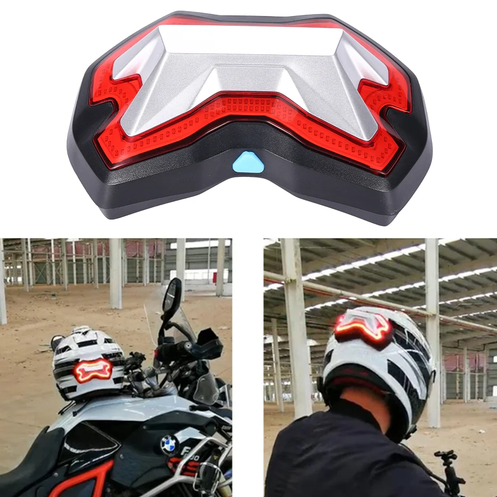Motorcycle-Warning-Light-Helmet-LED-Smart-Light-super-brightness-helmet ...