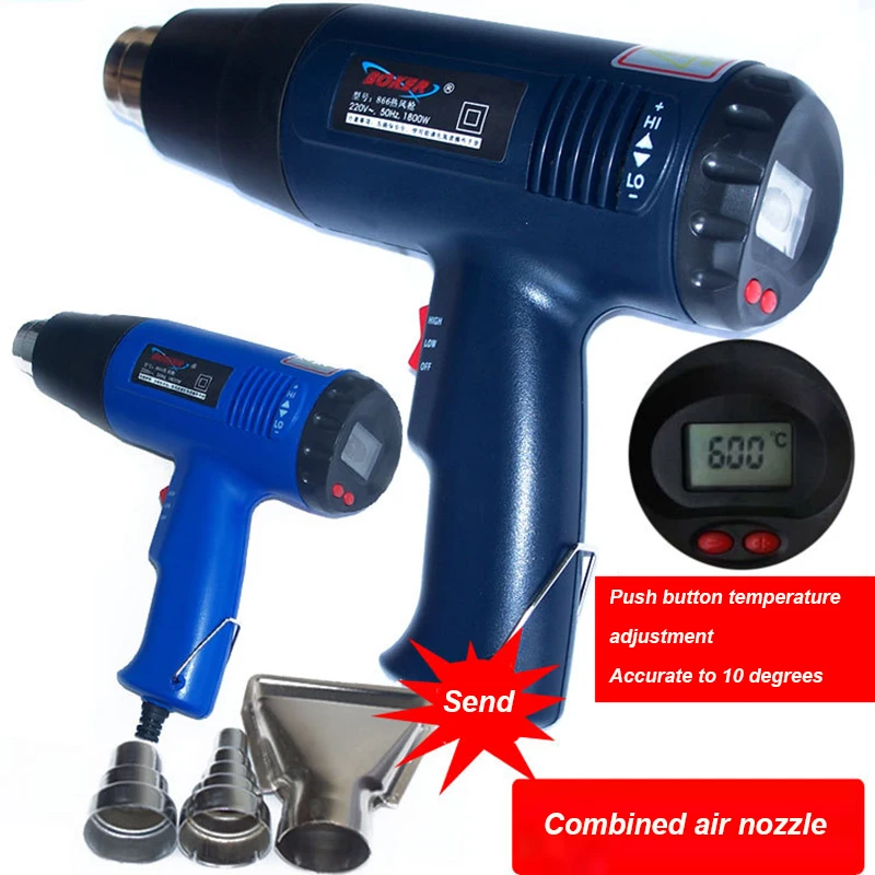 Pistola-de-aire-caliente-el-ctrica-Industrial-con-pantalla-Digital-inteligente-pistola-de-calor ...