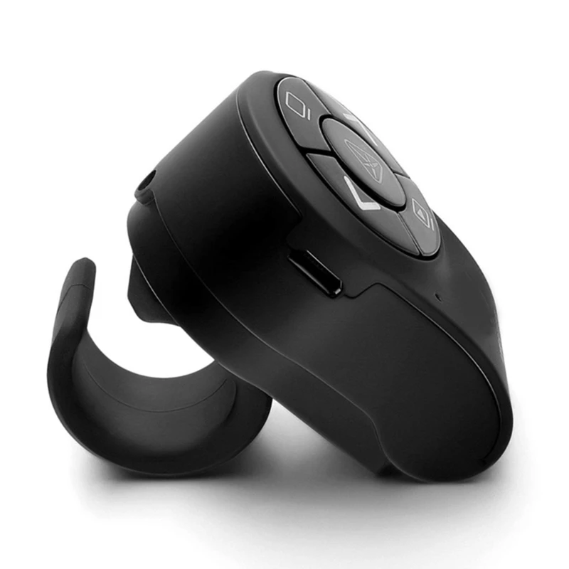 2.4GHz Wireless Presentation Remote Control Finger Ring Micro-USB ...