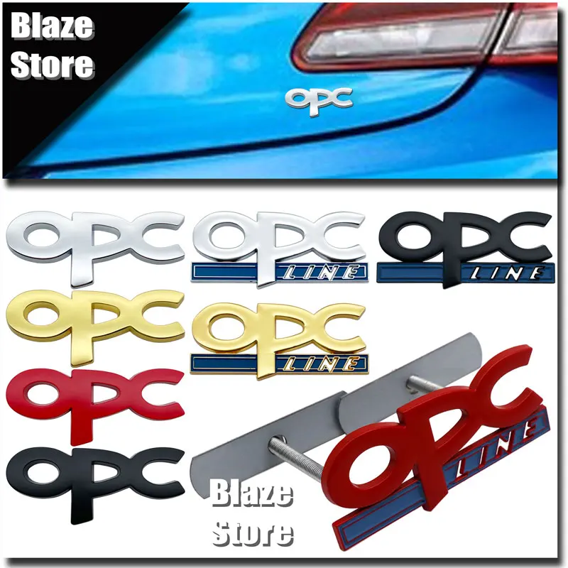 For-Opel-Calibra-Corsa-Omega-Vectra-Zafira-Astra-Kadett-OPC-Emblem-Body ...