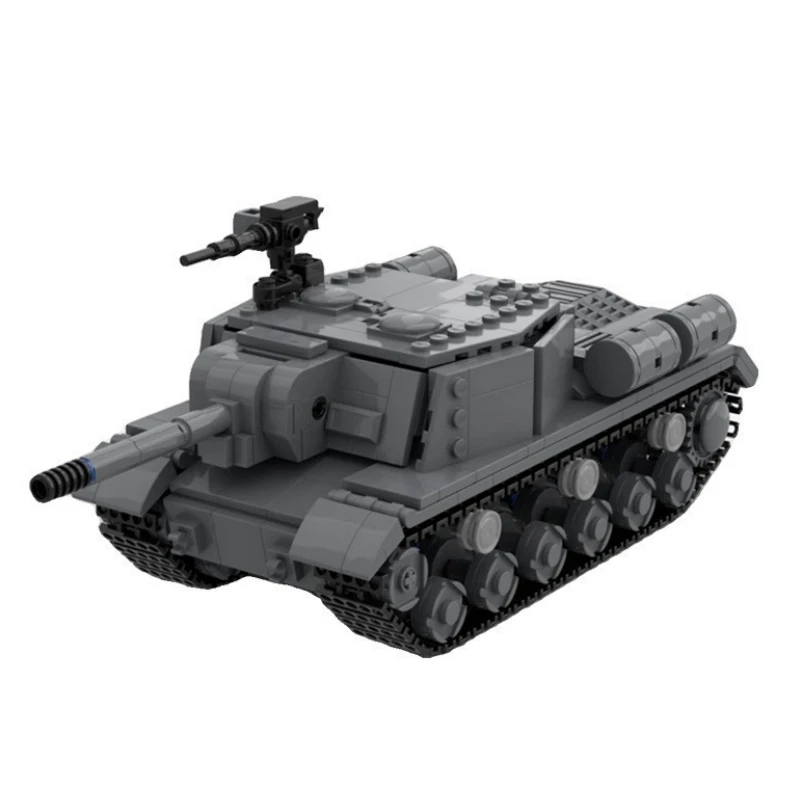 ISU-152-Heavy-Assaults-Gun-Tank-Model-Tracked-Armored-Vehicle-Military ...