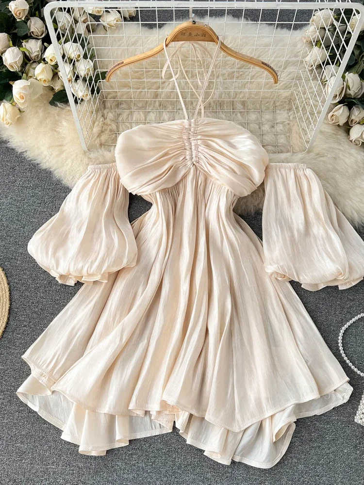 Women-Boho-Style-Party-Dress-Spring-Summer-Hollow-Sexy-Off-The-Shoulder ...