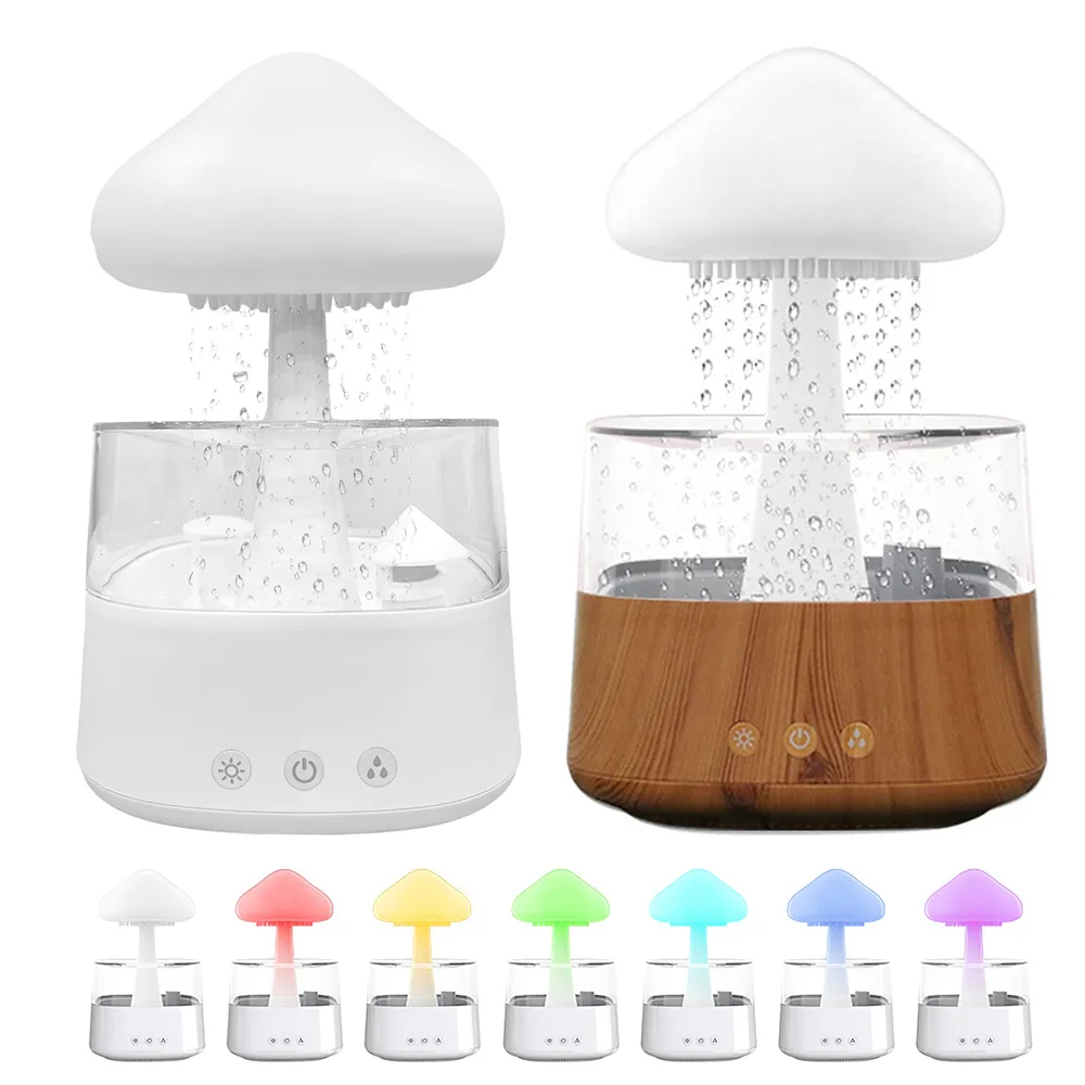 Mushroom-Rain-Air-Humidifier-Electric-Aroma-Diffuser-Rain-Cloud-Smell ...