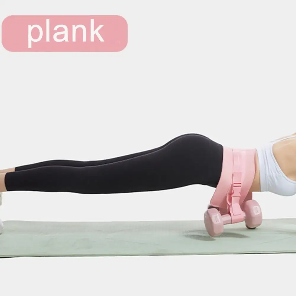 Plank-Support-Sports-Belt-Glute-Bridge-Workout-Strap-Portable-Thrust ...