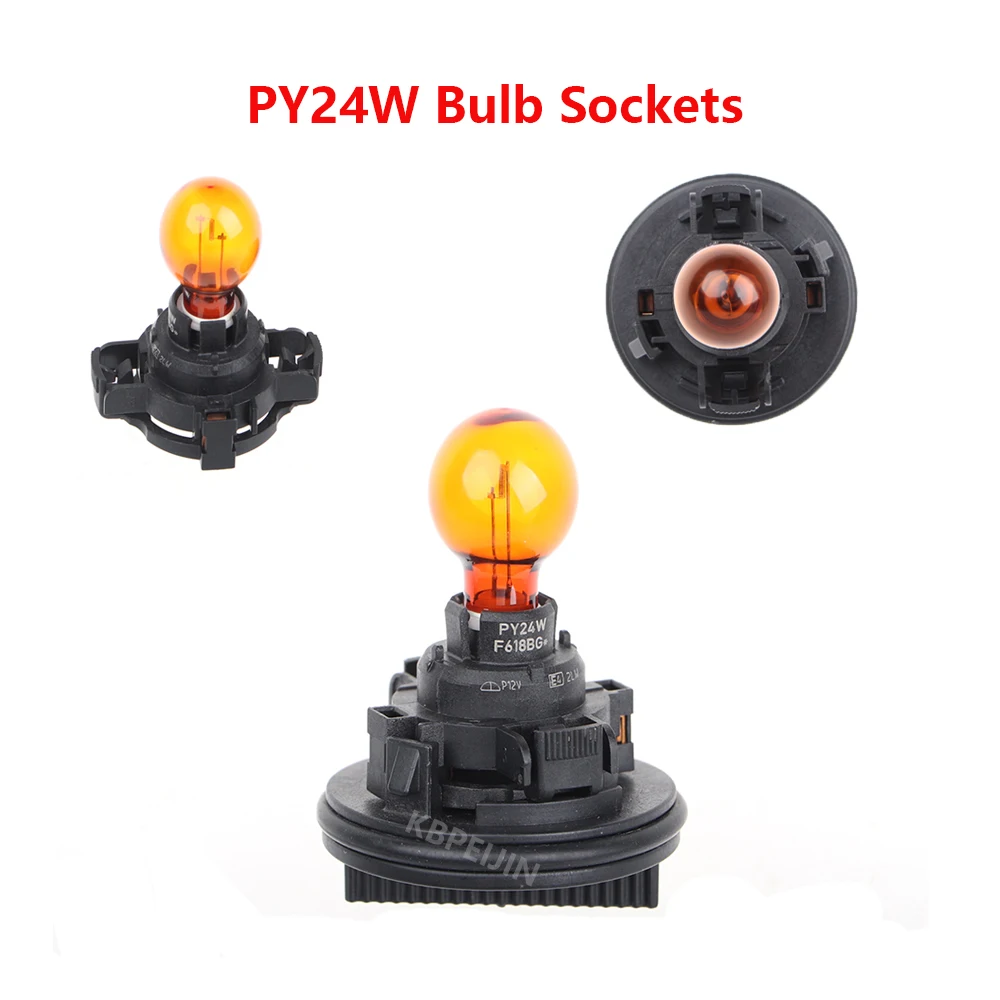 1 Set PY24W Bulb Holder For BMW X5 X6 5 Series F18 Car Signal Light ...