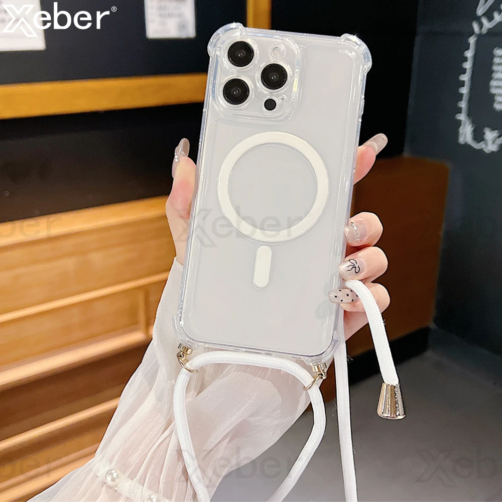 Luxury-Clear-For-Magsafe-Magnetic-Shockproof-Phone-Case-For-iPhone-12 ...