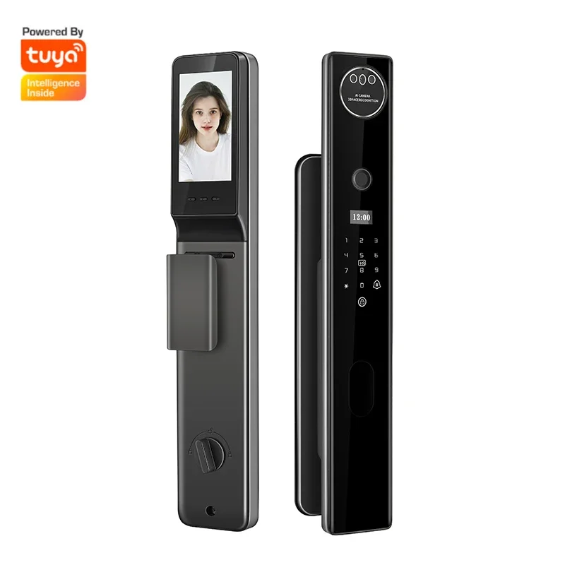 3D Face Recognition Smart Lock Automatic Digital fingerprint Security ...