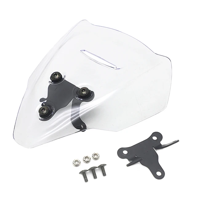NEW Motorcycle Windscreen Windshield Viser Baffle VIsor Wind Deflectors ...