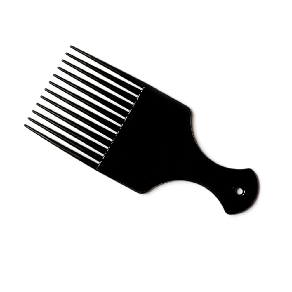 Professional Barber Hair Styling Afro Comb Plastic Handle Metal Tooth ...