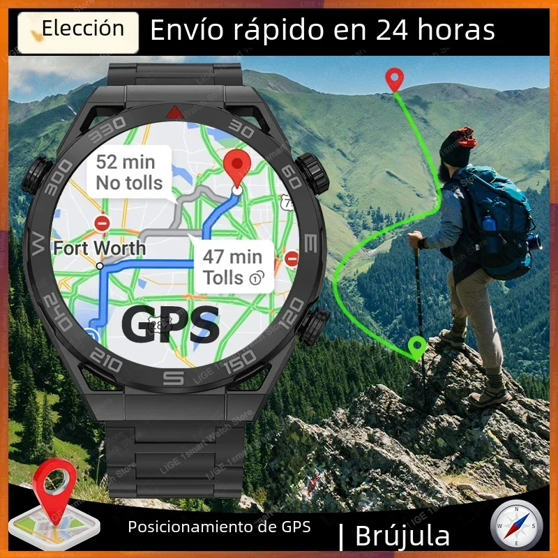 Reloj-inteligente-con-GPS-para-hombre-pulsera-con-rastreador-de ...