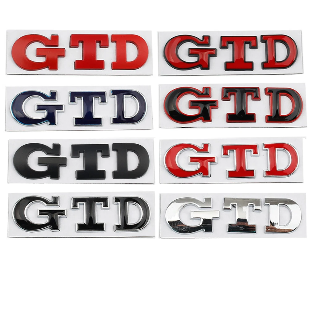 Car Fender Side Rear Trunk Emblem Refitting Badge Sticker for Golf ...