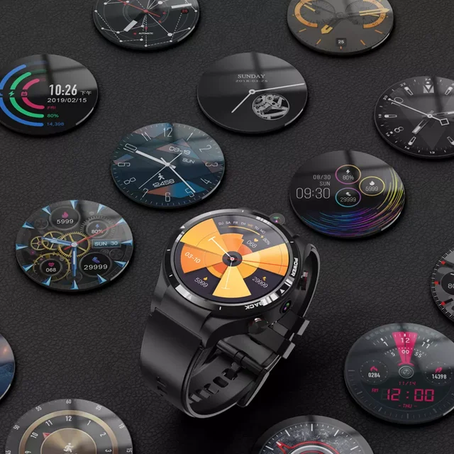 Smart Watch 4G 10.7 Helio P22 Chip 4G 128GB LTE 4G SIM 900mAh Power ...