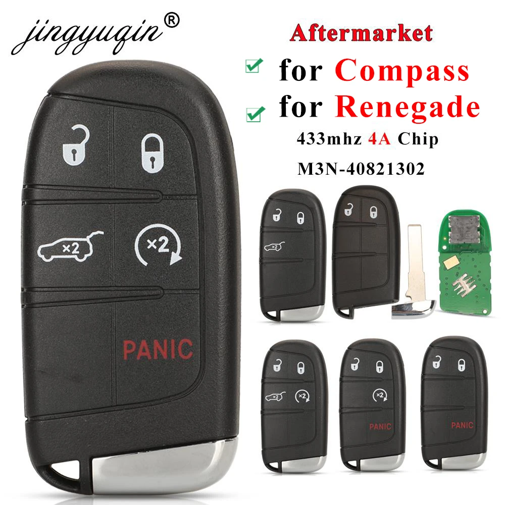 jingyuqin-Aftermarket-Smart-Remote-Key-433mhz-4A-Keyless-for-Jeep ...