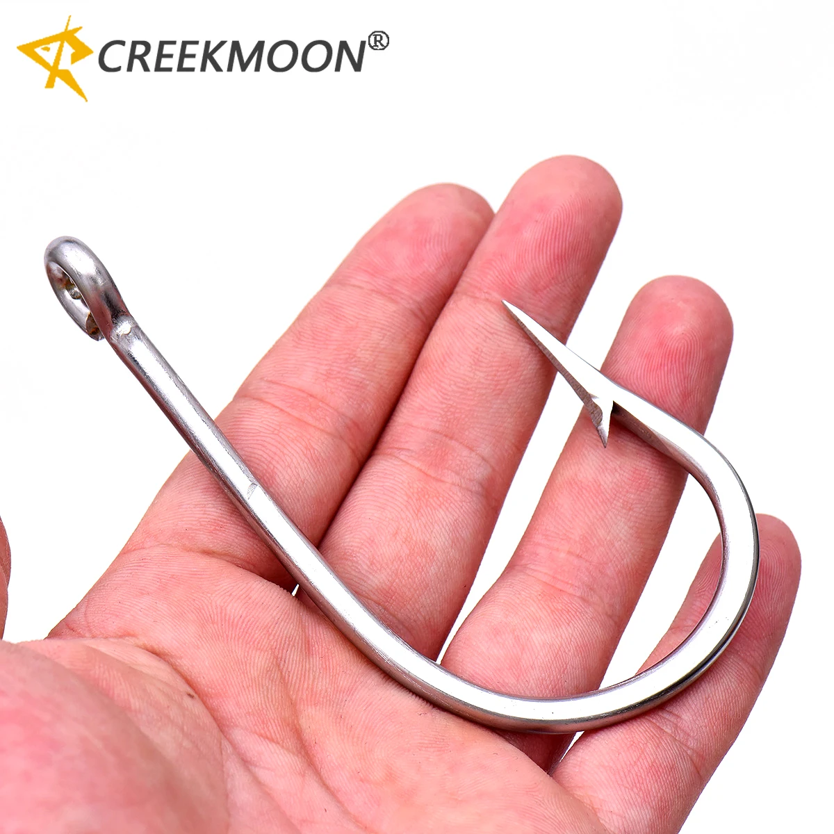 Stainless-Steel-Long-Shank-Fishing-Hooks-Saltwater-8-0-High-Strength ...