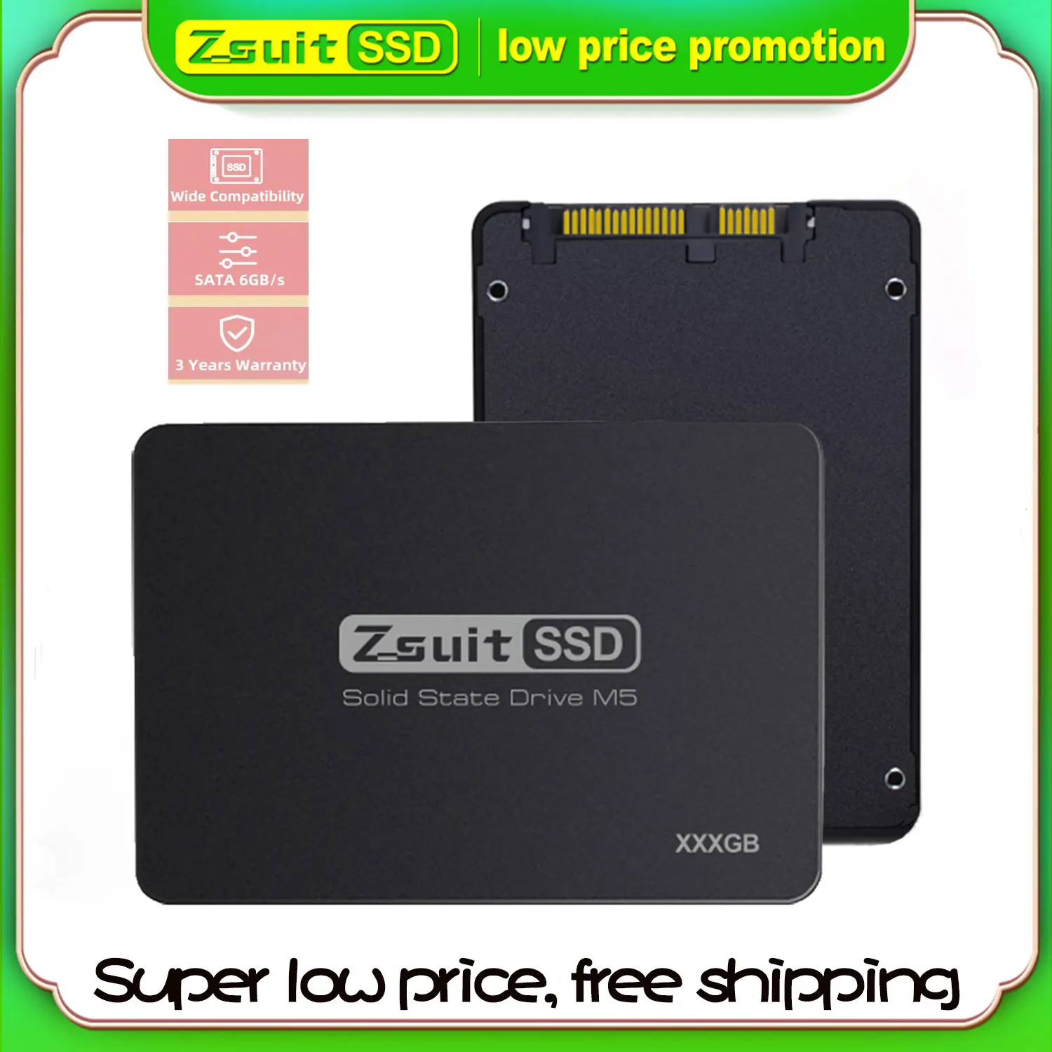 Ssd 1tb 512gb 128gb 256gb Ssd Sata3 Drive Hdd 2.5 Hard Disk Internal ...