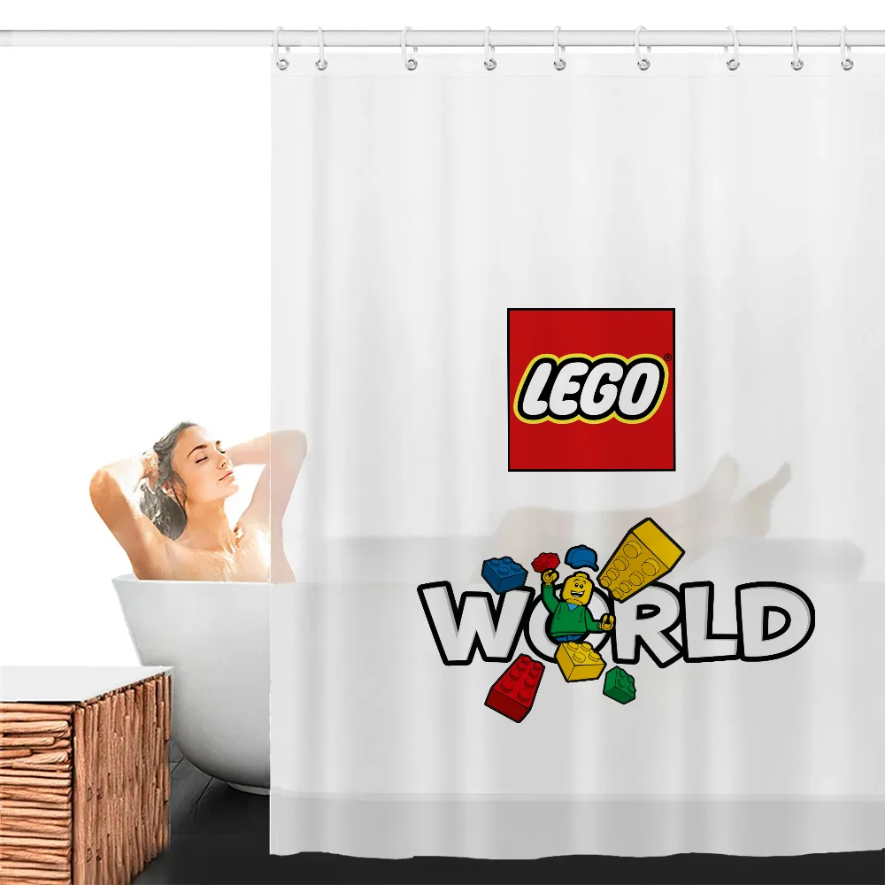 Home-Bathroom-Shower-Curtain-Tentacles-LEGO-Waterproof-Shower-Curtains ...