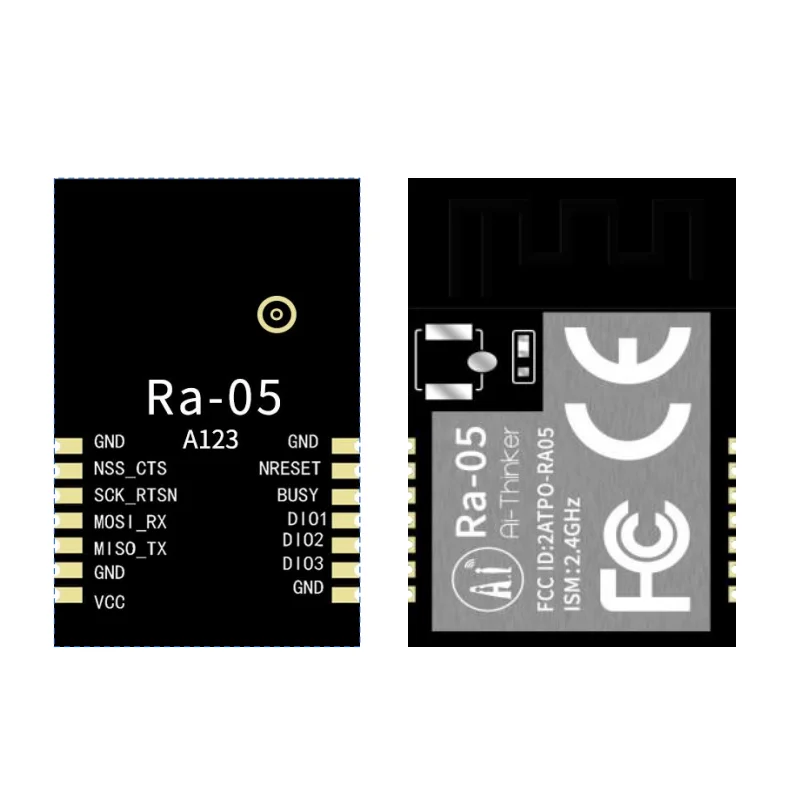 Ra-05 Module SX1281 Chip 2.4G LoRa Wireless RF Module Support LoRa/FLRC ...